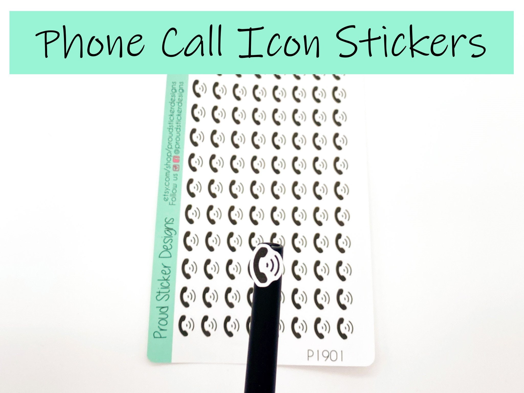 Phone Call Stickers - Etsy