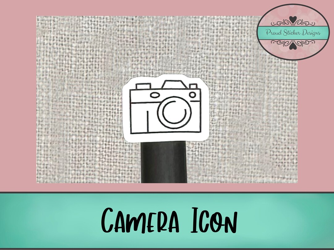 Photography | Camera Icon Stickers - Etsy