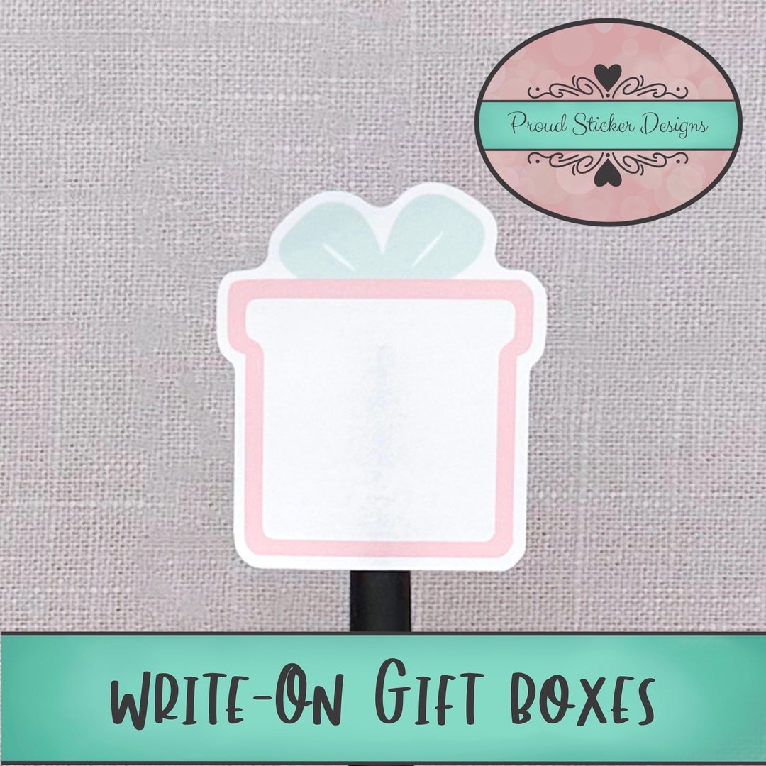 Write-on Gift Boxes - Etsy