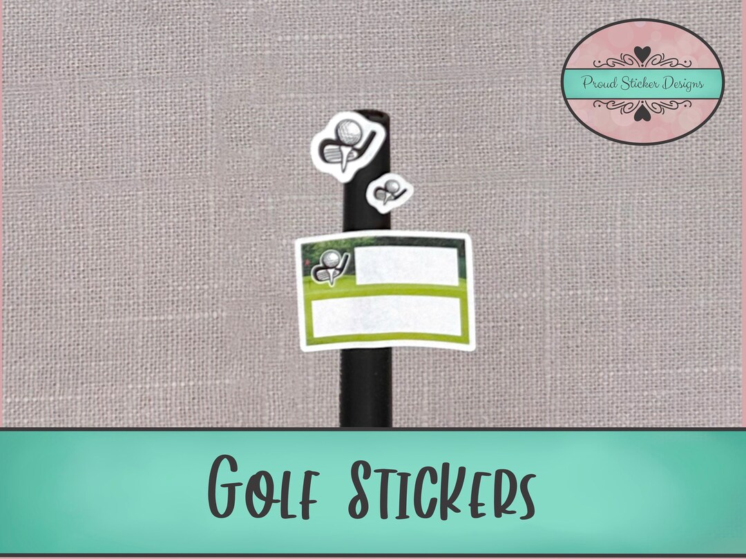 Golf Stickers - Etsy