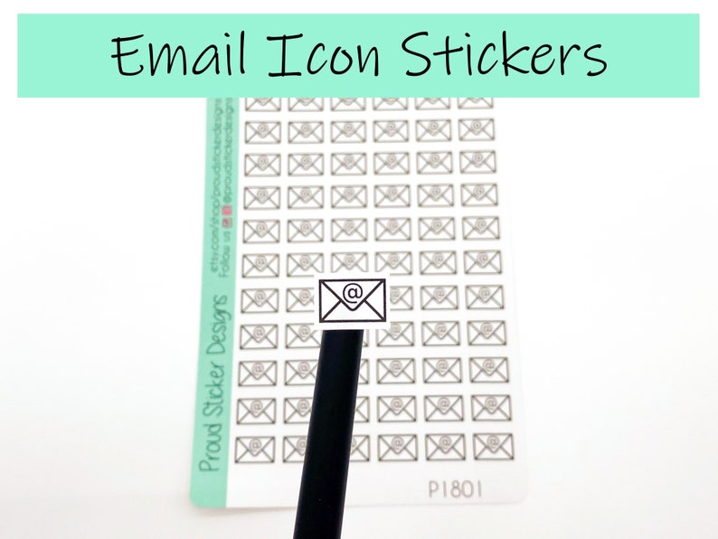 Email Icon Stickers - Etsy