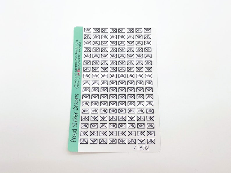 Email Icon Stickers | Etsy