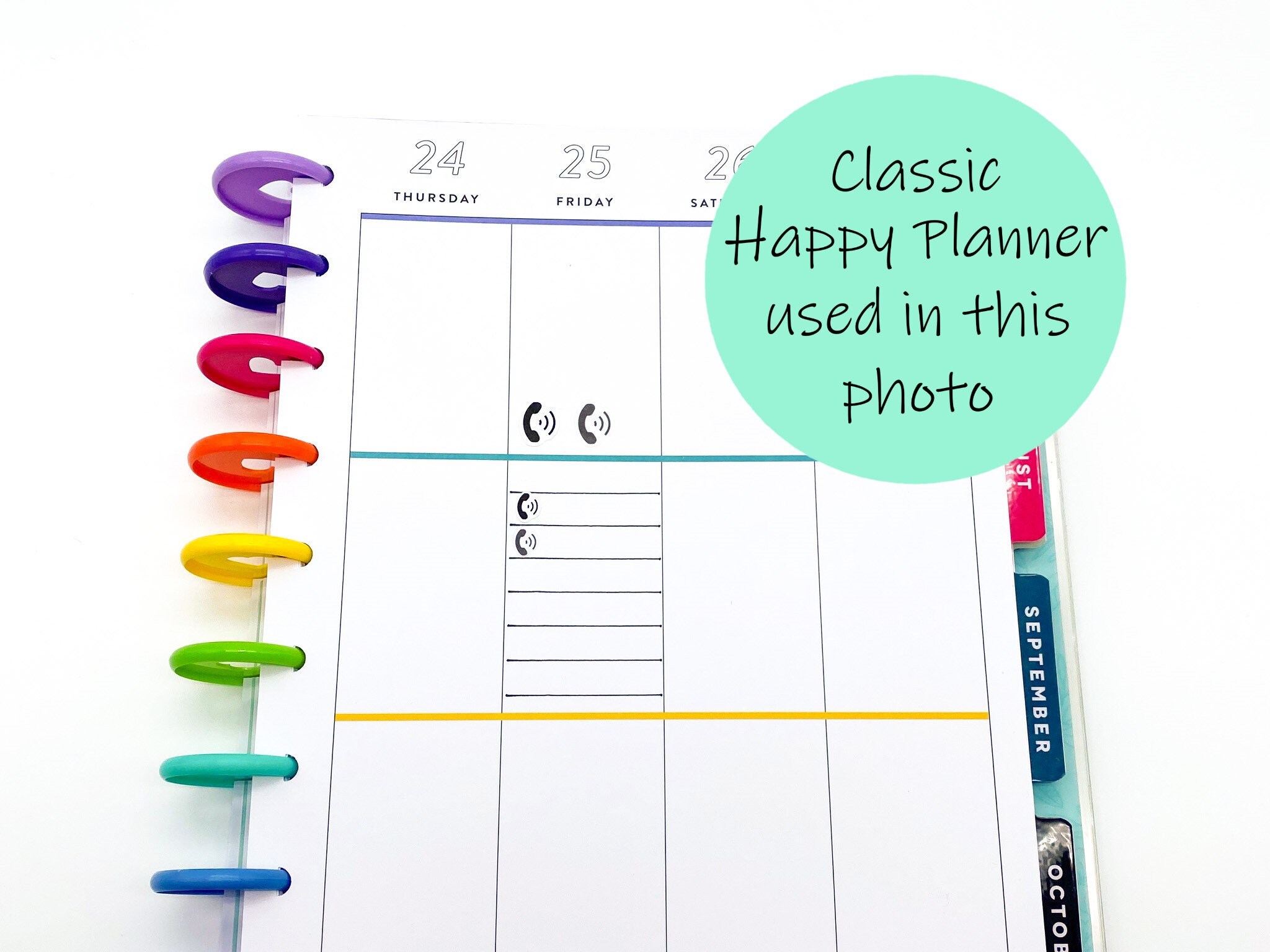 Phone Call Stickers | Etsy