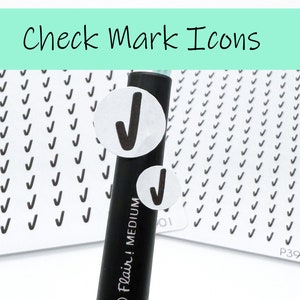 Check Mark Icon Stickers - Etsy