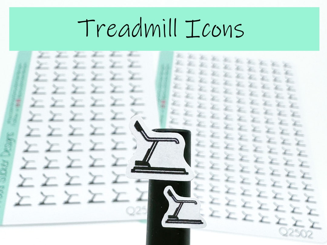 Treadmill Icon Stickers - Etsy