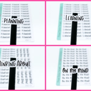 Currently Prompt Journaling Script Stickers - Etsy