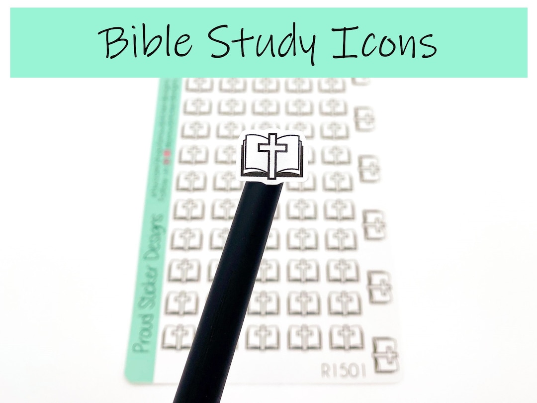 Bible Study Icon Stickers - Etsy