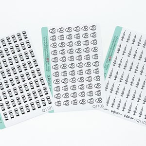 Medication Icon Stickers - Etsy