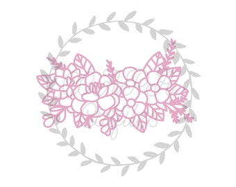 Floral Cluster Svg | Etsy