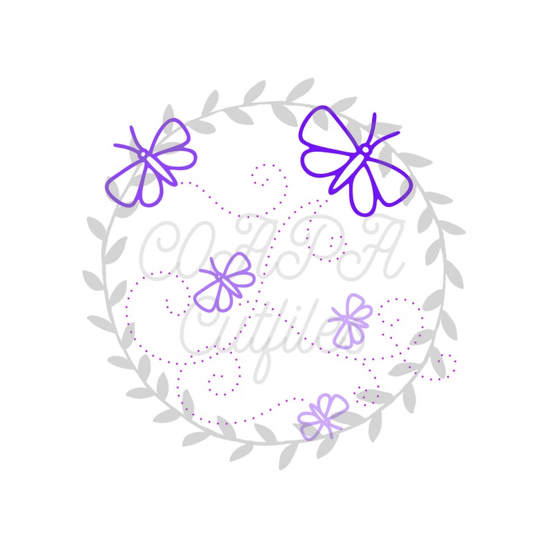 Flutter Flutter Cut File Svg Pdf Png Etsy