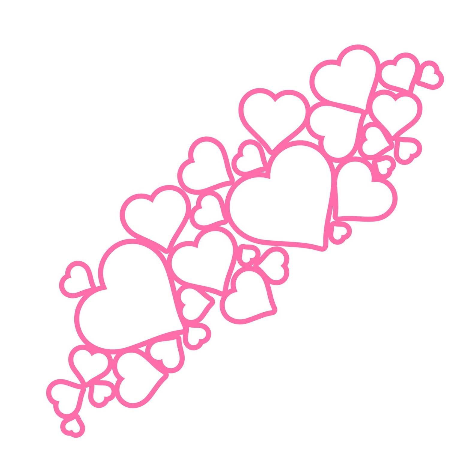 Heart Streak SVG. PNG. Pdf. - Etsy