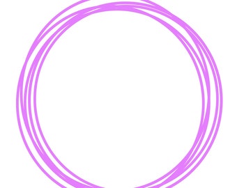 Messy Circles Svg | Etsy