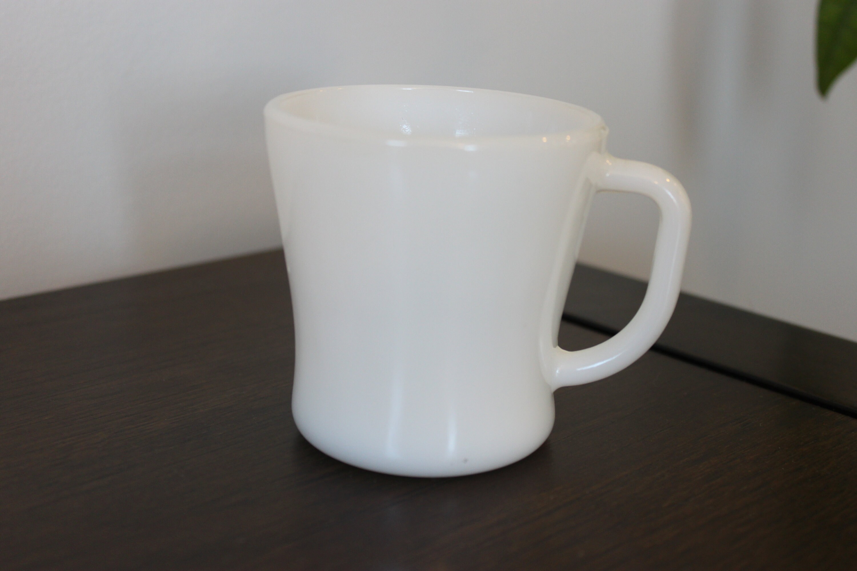 Vtg Federal Glass Company Milk Glass White Mug Heat Proof Etsy