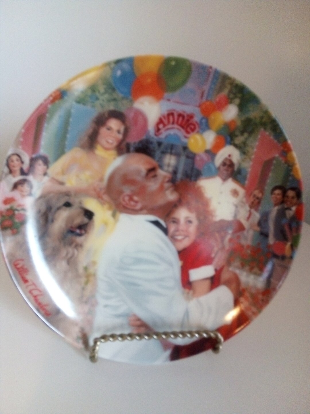 Edwin M Knowles Collectible Annie Plate "annie and Daddy War Bucks" - Etsy