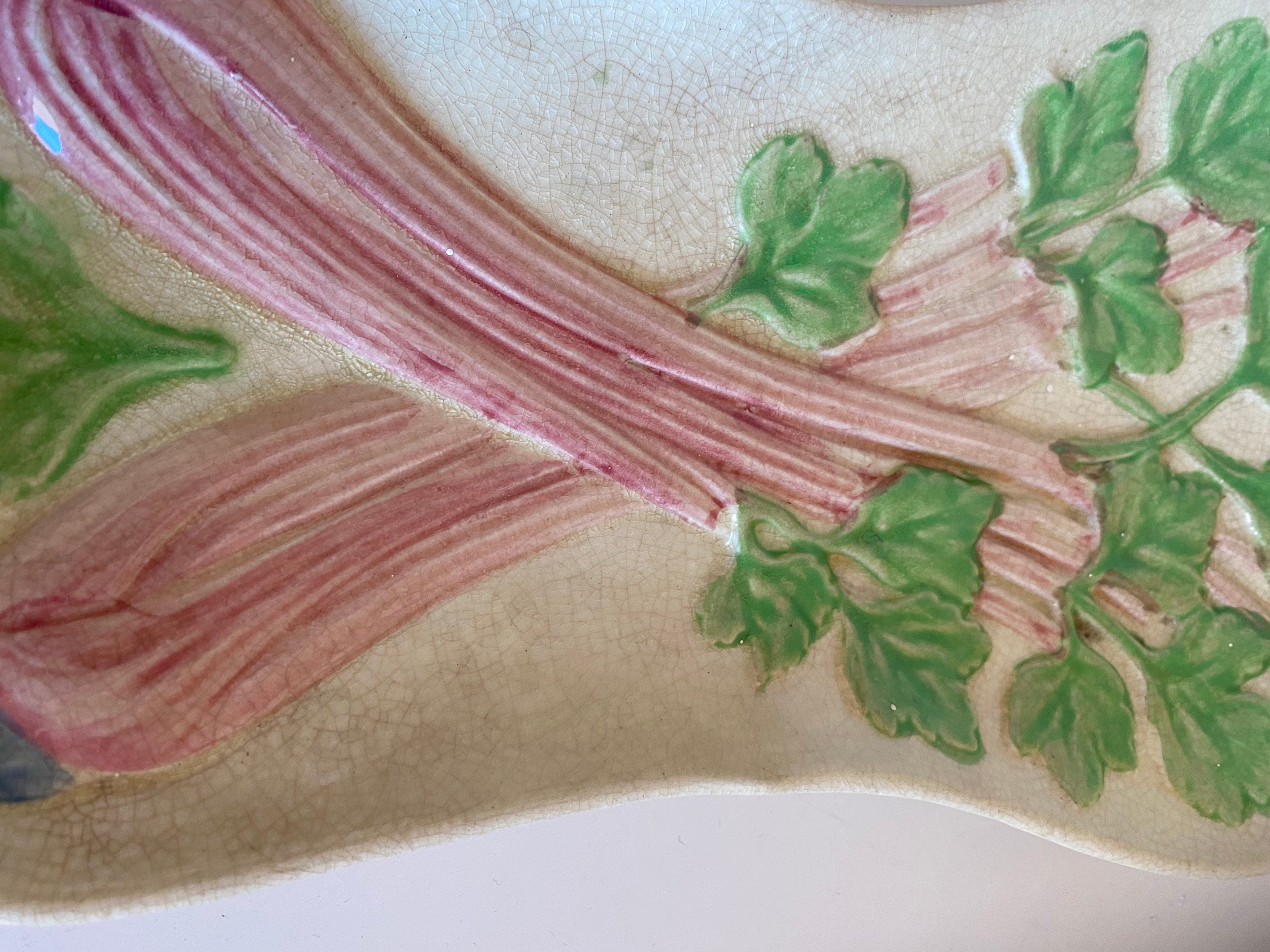 Vintage Manto Ware Japan Serving Platter With Raised Celery Motif ...