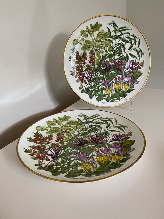 Franklin Porcelain Flowers of the Year the Flowers of - Etsy