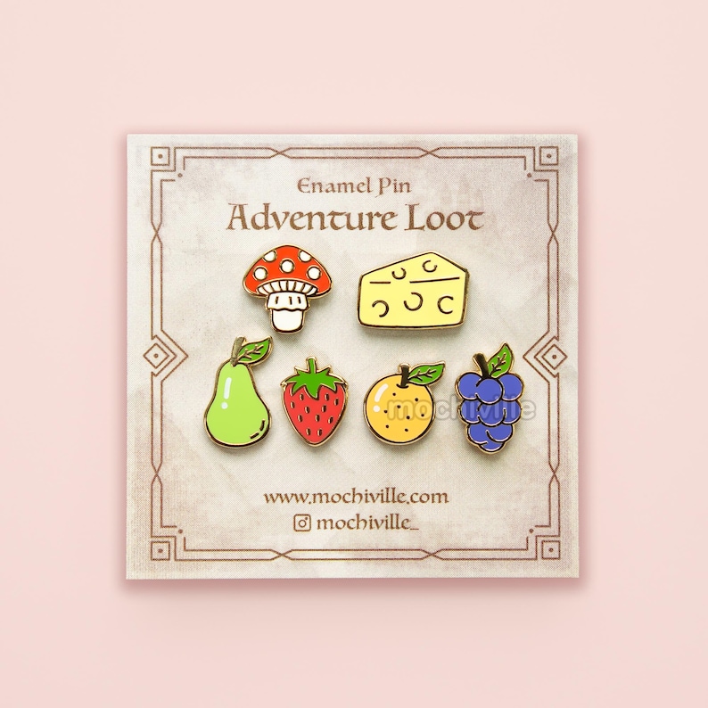 Mini Tavern Foods (series 4) Enamel Pin | Filler Pins | Small Enamel ...