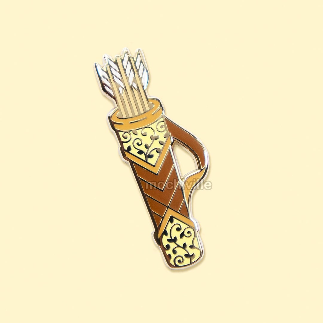Quiver of Arrows Enamel Pin Hard Enamel Pin Lapel Pin Fantasy Pin ...