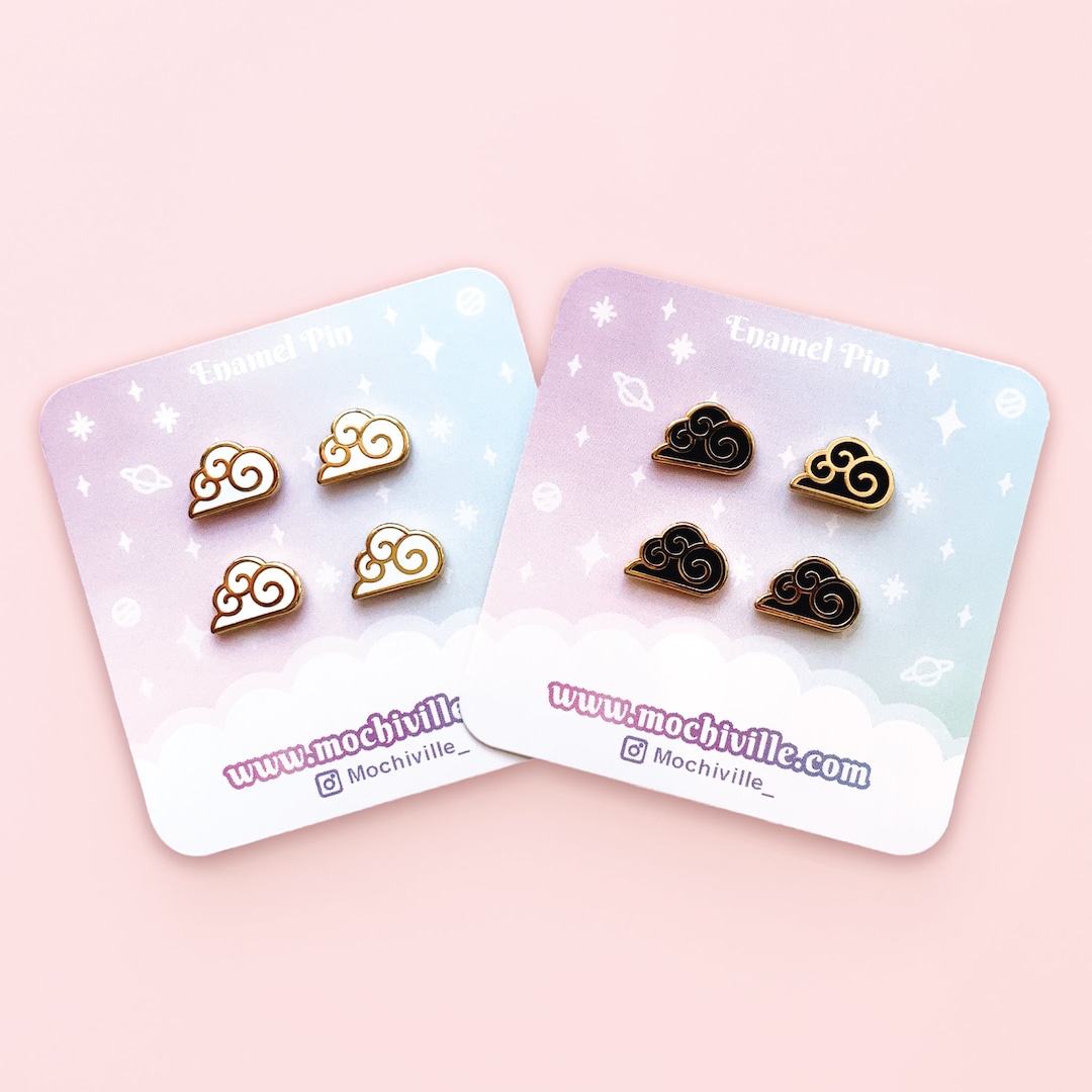 Mini Cloud Enamel Pin | Filler Pins | Small Pins | Cute Pins - Etsy
