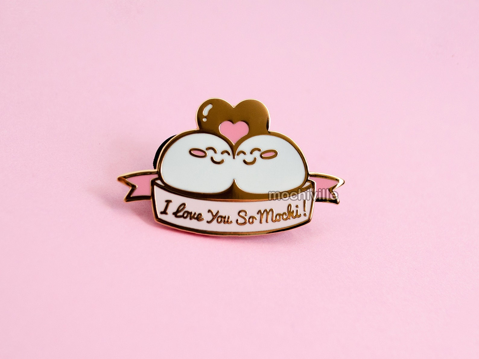 I Love You so Mochi Enamel Pin Valentine's Day Gift - Etsy