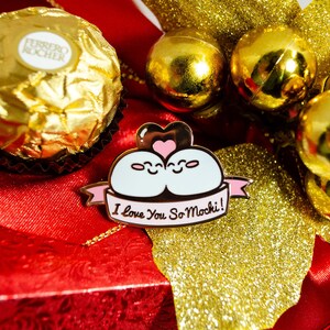 I Love You so Mochi Enamel Pin | Valentine's Day | Gift Idea | for Her ...