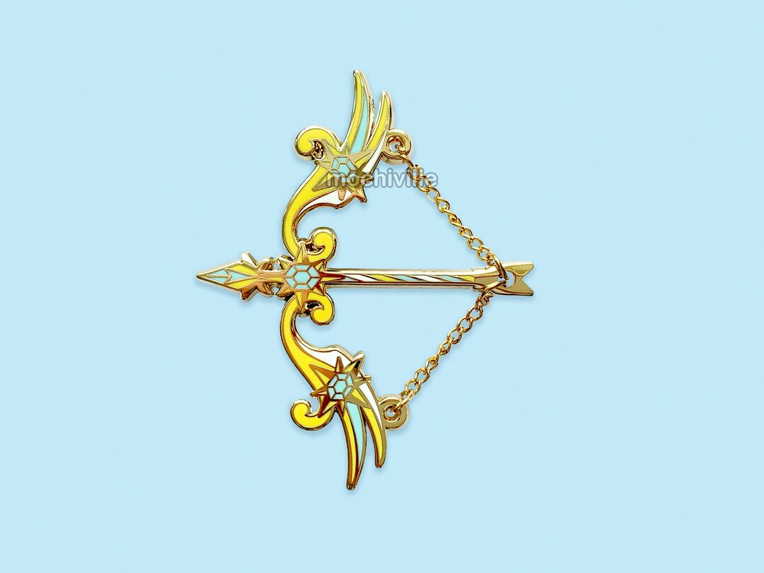 Divine Guardian Bow Enamel Pin | Large Pin | Hard Enamel Pin | Fantasy ...