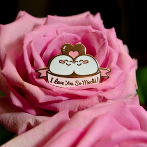 I Love You so Mochi Enamel Pin | Valentine's Day | Gift Idea | for Her ...