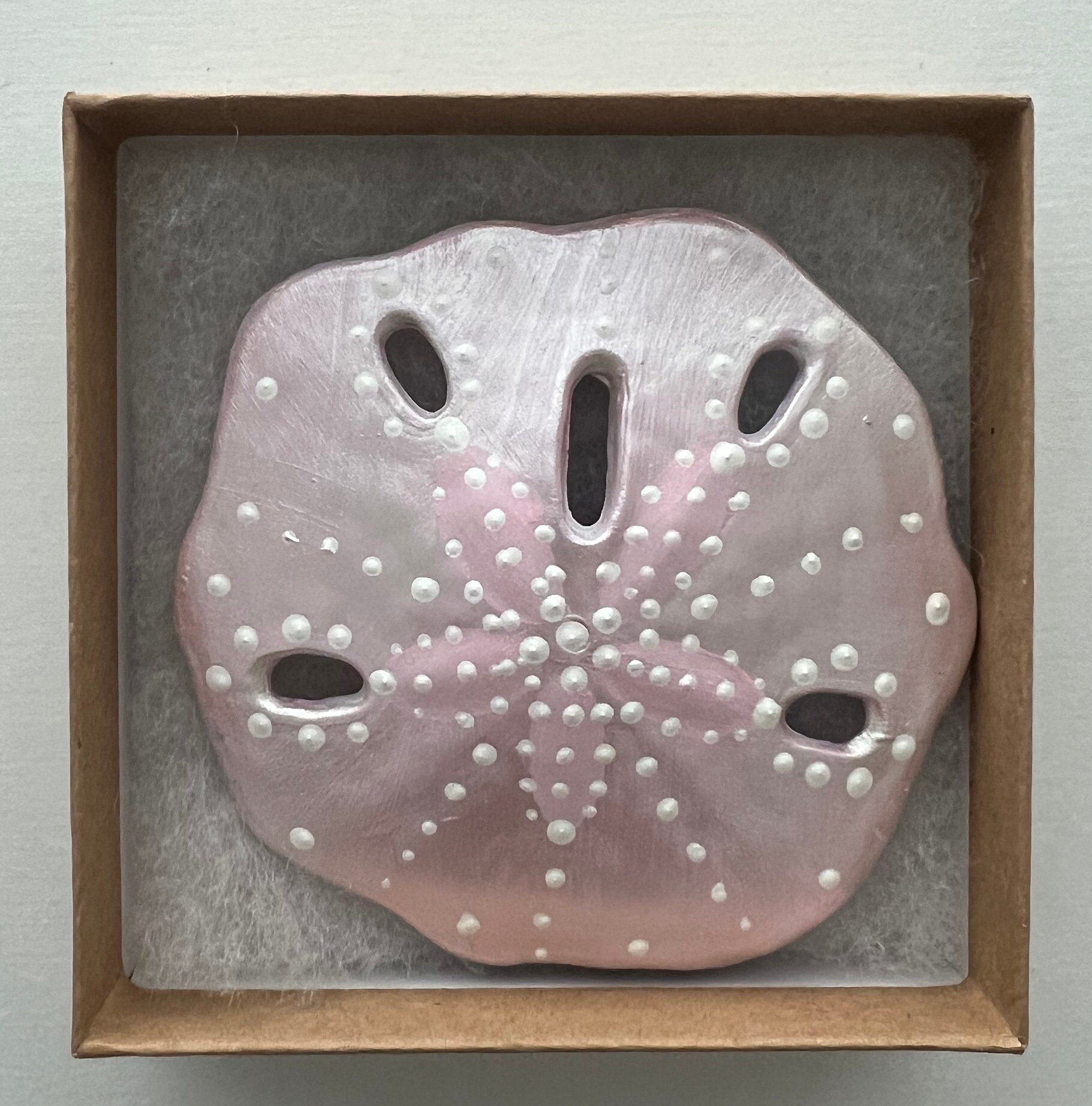 Hand Painted Ceramic Sand Dollar Decor - Etsy