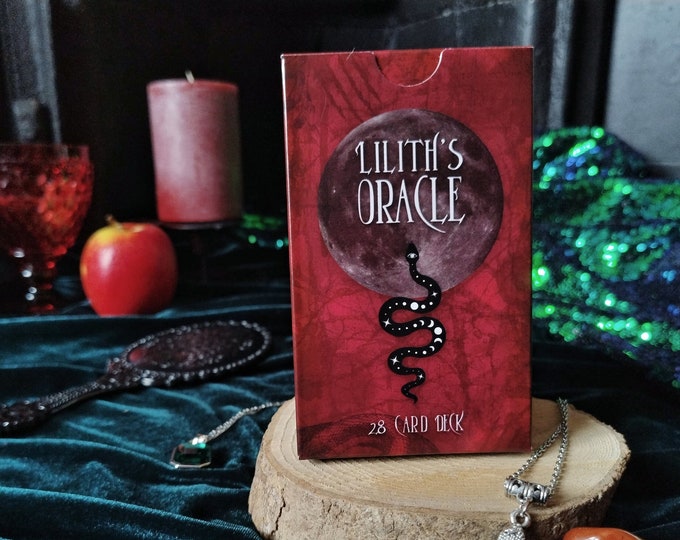 Lilith Oracle Deck: Goddess Cards for Shadow Work With Guidebook ...