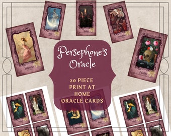 Persephone Oracle Deck Tarot Cards - Goddess Oracle - Witchy Gift - Shadow Work - Etsy