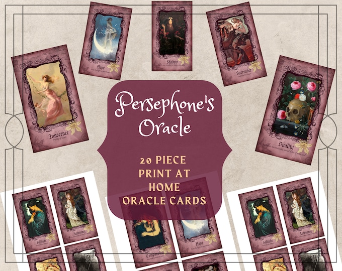 Persephone Oracle Deck Tarot Cards - Goddess Oracle - Witchy Gift ...