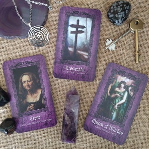 Hekate Oracle Deck Tarot Cards - Goddess Oracle - Witchy Gift - Shadow ...