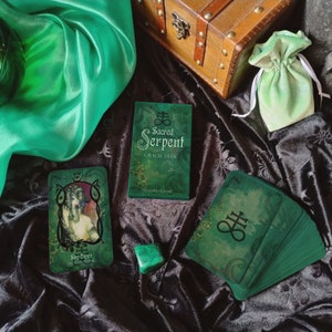 Serpent Oracle Deck Tarot Cards Goddess Oracle Witchy Gift Shadow Work ...