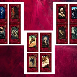 Lilith Oracle Cards: Shadow Work Deck + Book of Shadows (PDF) - Etsy