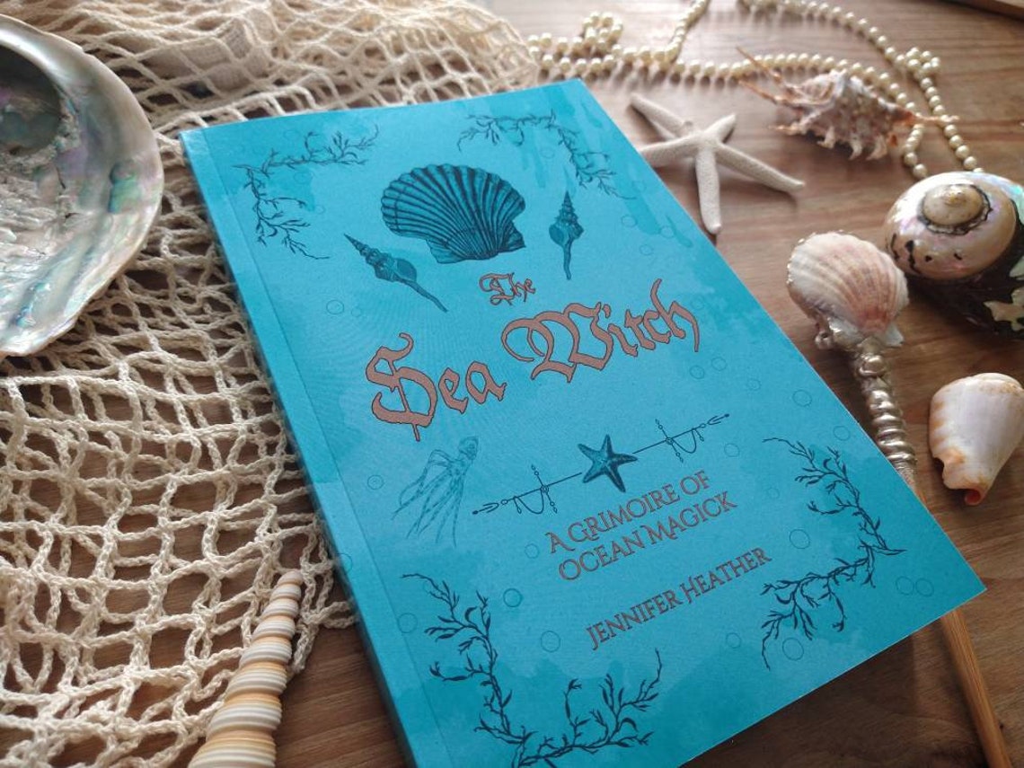 Sea Witch Book Ocean Magic Grimoire Spell Book Book of - Etsy