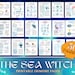 Sea Witch Grimoire: Printable Book of Shadows, Water Magic (PDF Book ...
