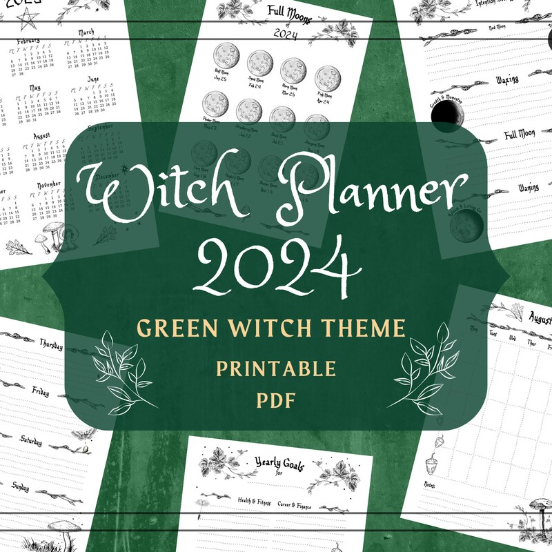 Witch Planner - Etsy