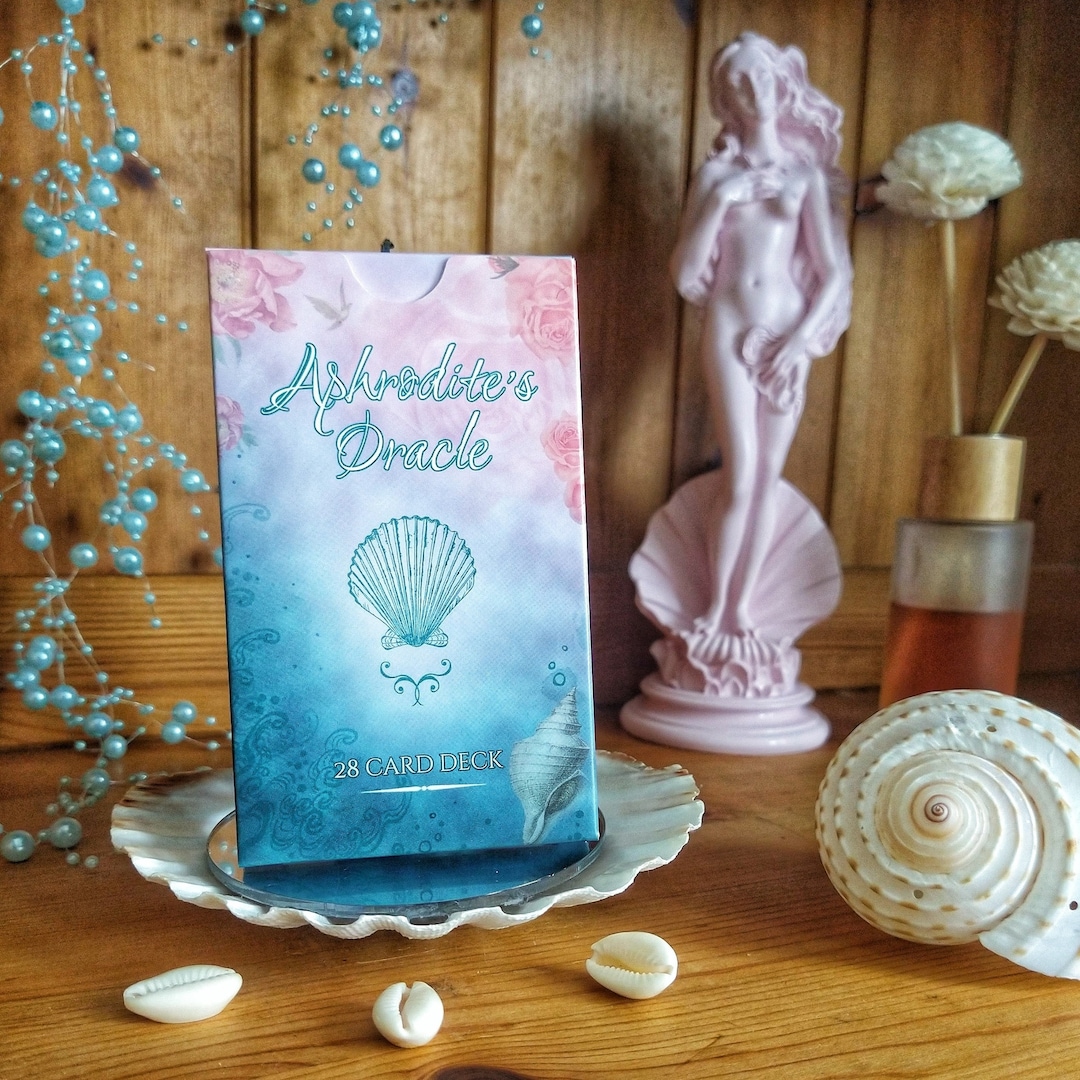Aphrodite's Oracle Card Deck - Aphrodite Tarot Cards - Venus Greek Goddess Card Deck - Witchy ...