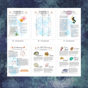 Sea Witch Grimoire: Printable Book of Shadows, Water Magic (PDF Book ...