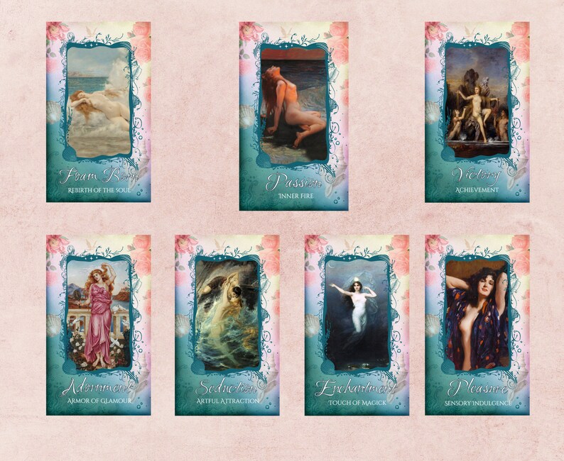 Aphrodite Oracle Cards: Love Magic Goddess Deck (PDF) - Etsy
