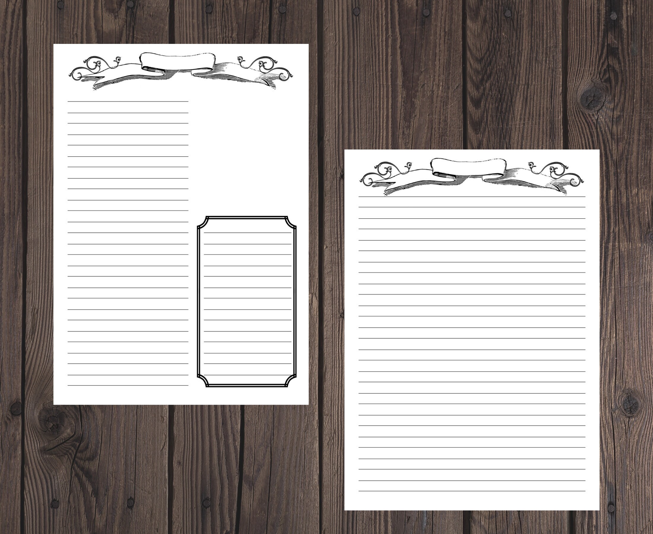 Blank Grimoire Pages Printable Book of Shadows Blank Spell - Etsy