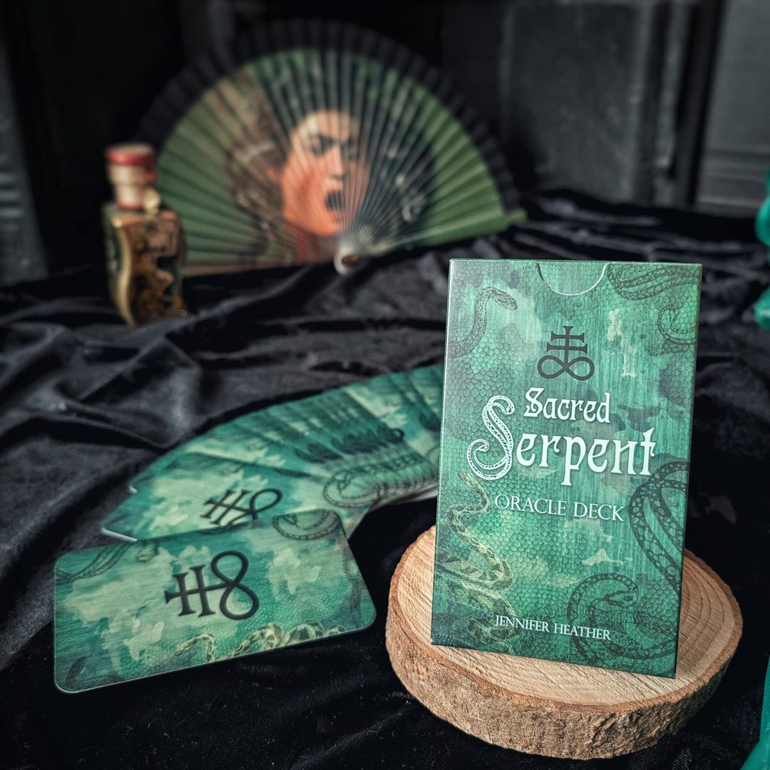 Serpent Oracle Deck Tarot Cards - Goddess Oracle - Witchy Gift - Shadow ...