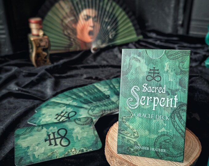 Serpent Oracle Deck Tarot Cards - Goddess Oracle - Witchy Gift - Shadow ...