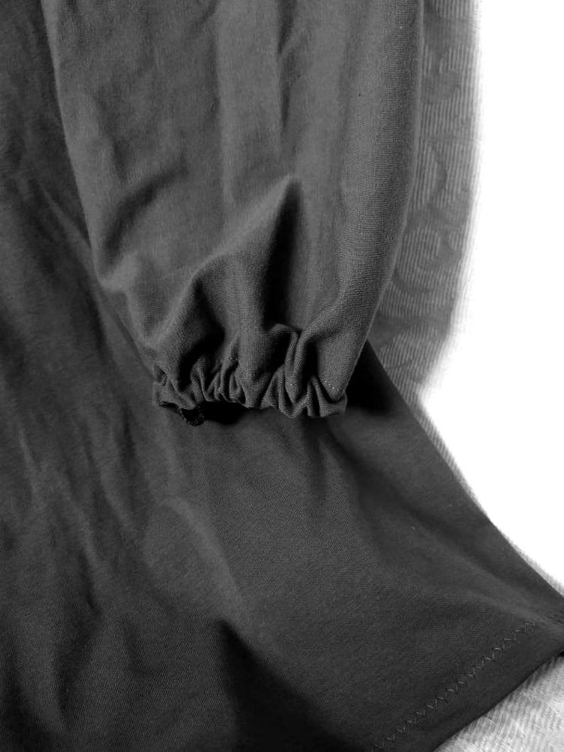 Gothic Cottagecore Witch Dress: Black Long Puff Sleeve Dress - Etsy UK