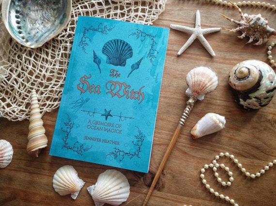 Sea Witch Book Ocean Magic Grimoire Spell Book Book of - Etsy