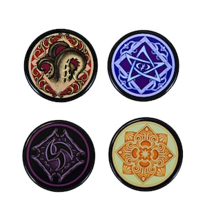 Chaos Token Arkham Horror LCG Basic / Bless,curse / Frost - Luckysix - Etsy