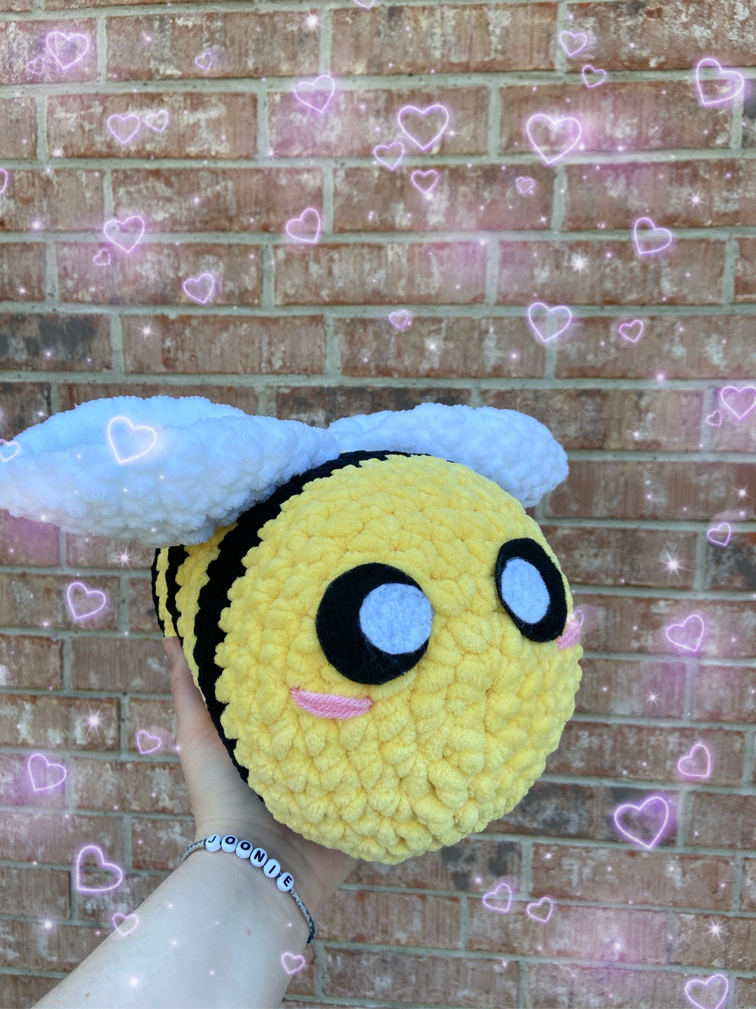 Crochet Giant Bee Plushy - Etsy