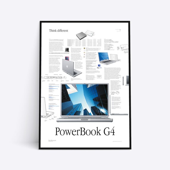 Digital Prints Prints PowerBook G4 Titanium Infographic etna.com.pe