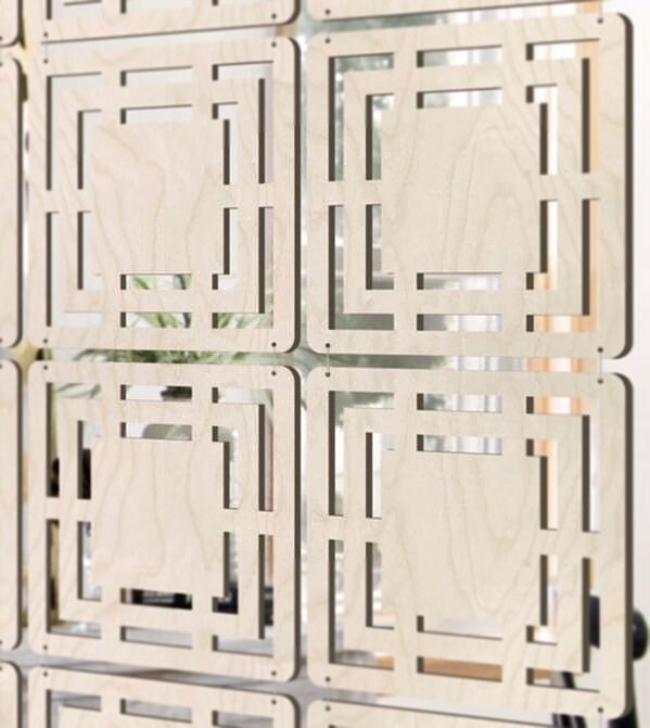 CUSTOM Room Divider Panels Interior Partition HARDWOOD Plywood - Etsy