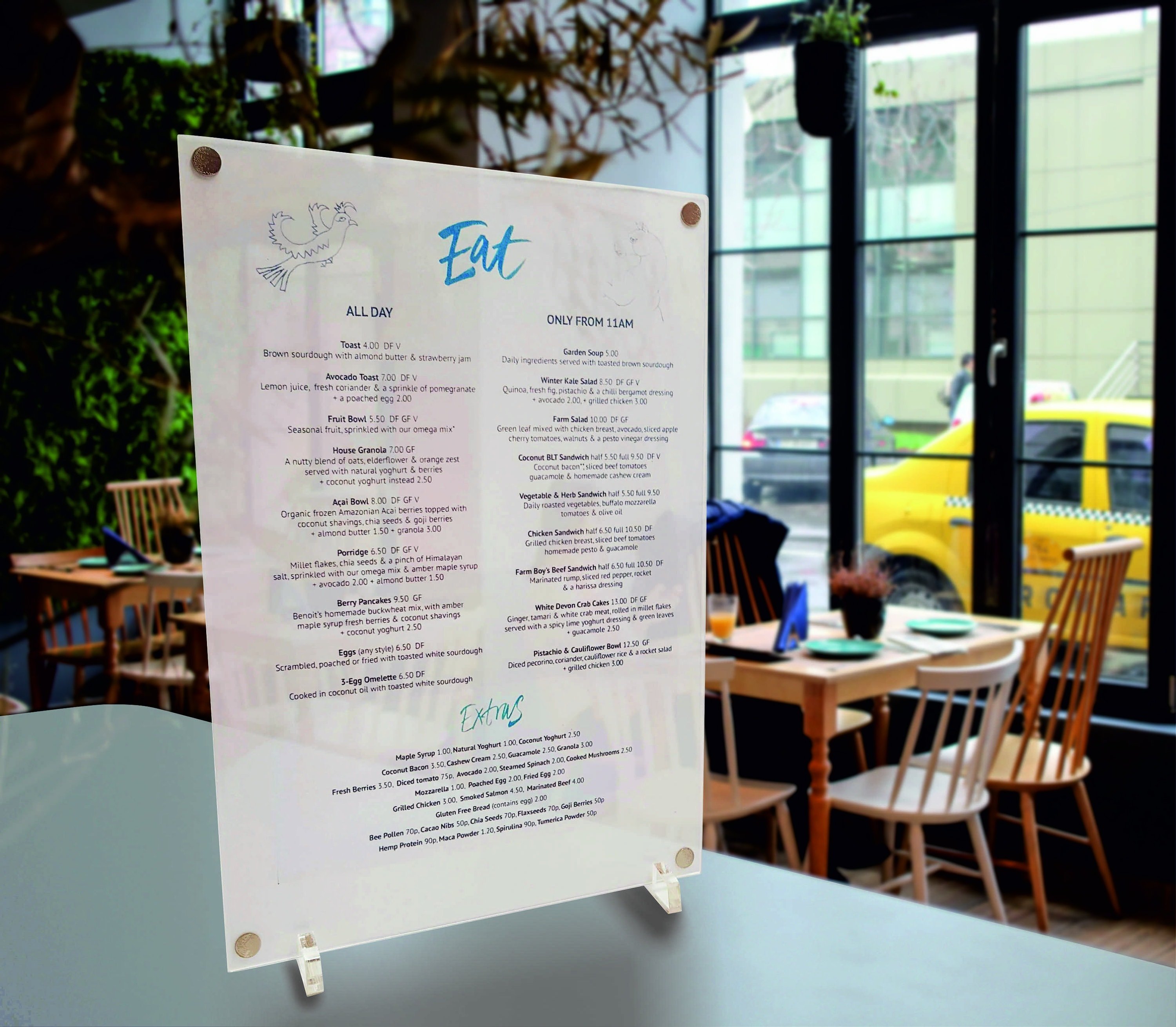 A4 A5 A6 Contemporary Photo Frame Clear Perspex Acrylic Magnetic ...